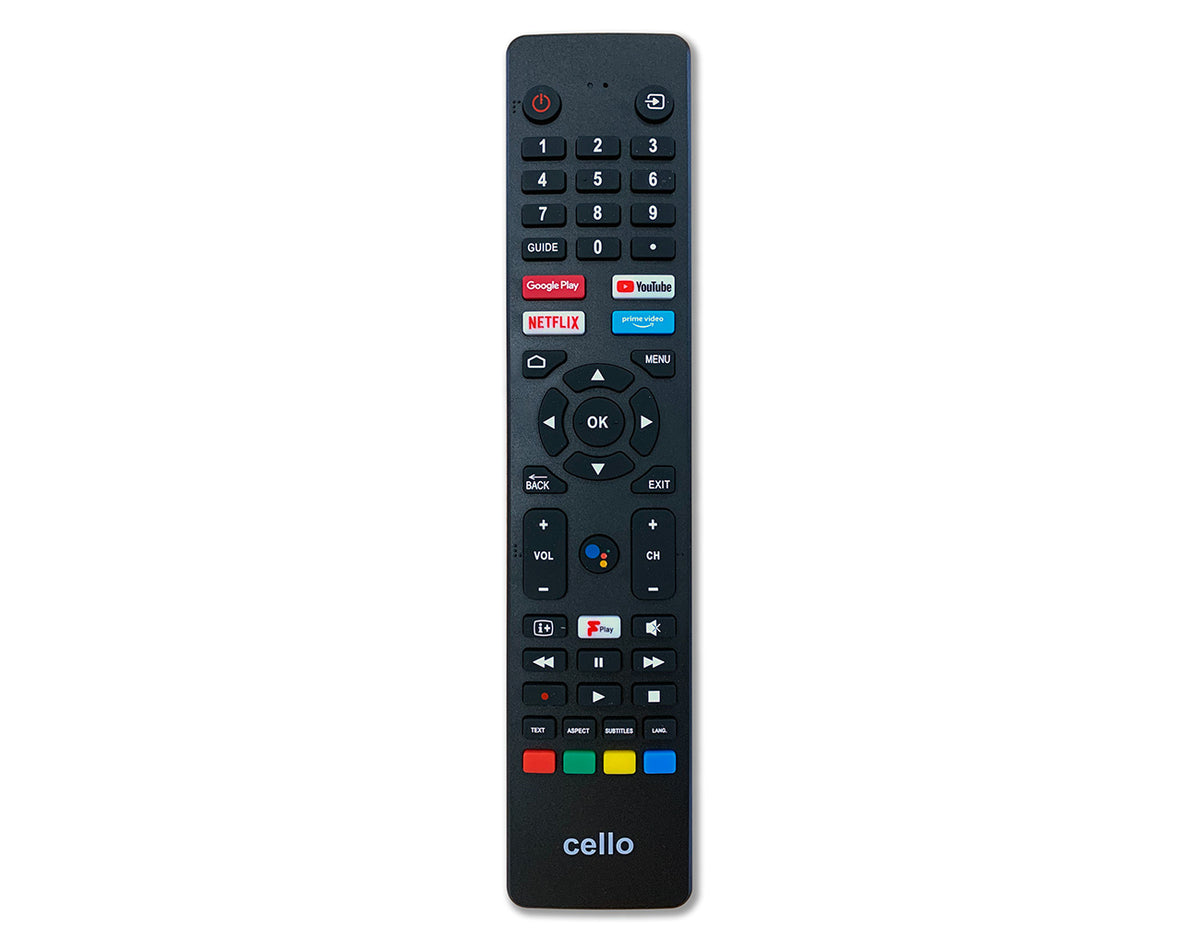 Replacement Android Smart TV Remote (MTC) 4K – Cello Electronics (UK) Ltd