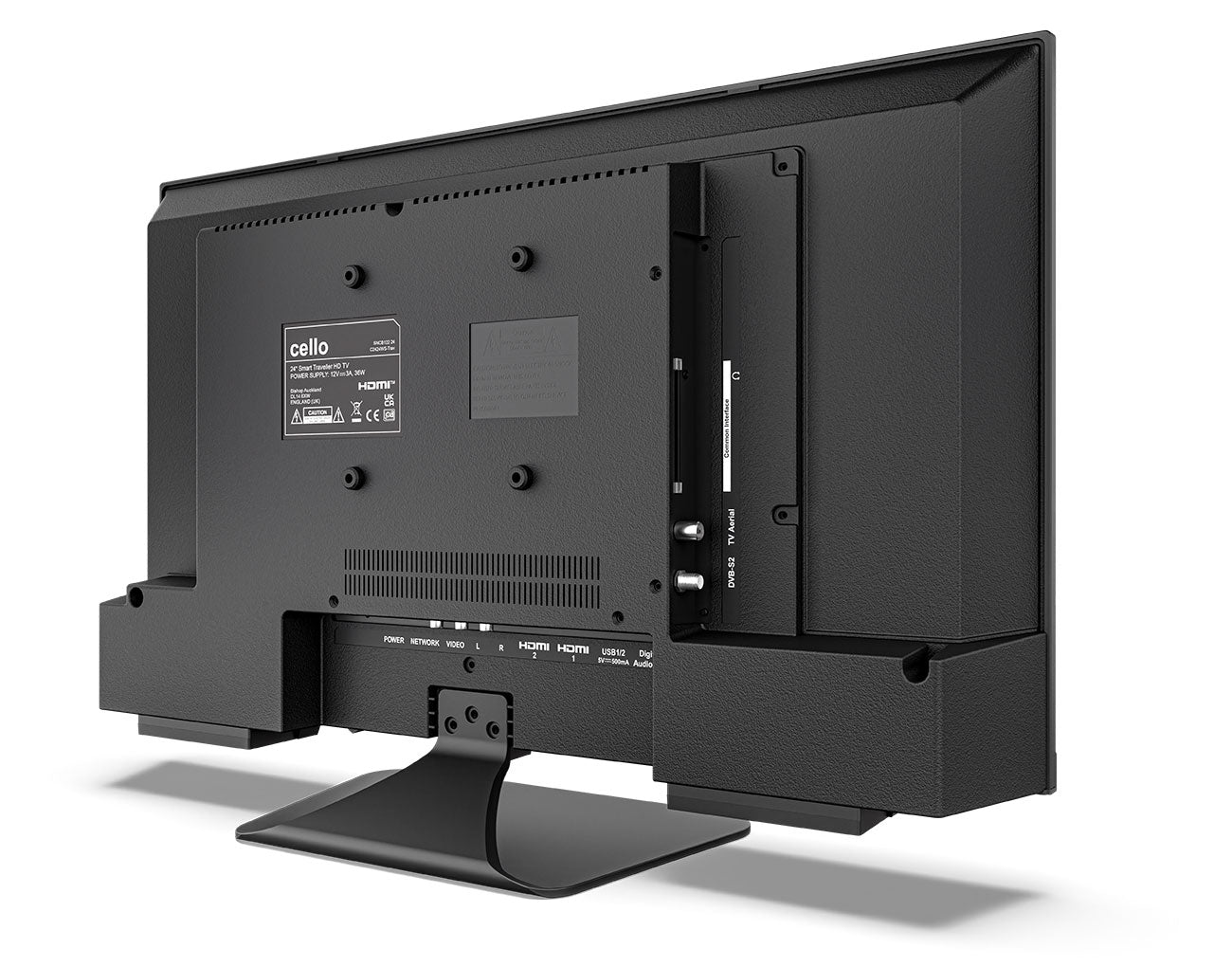 C2424WS-TRAV 24″ Smart WebOS TV 12-Volt Traveller TV with Freeview Pla ...