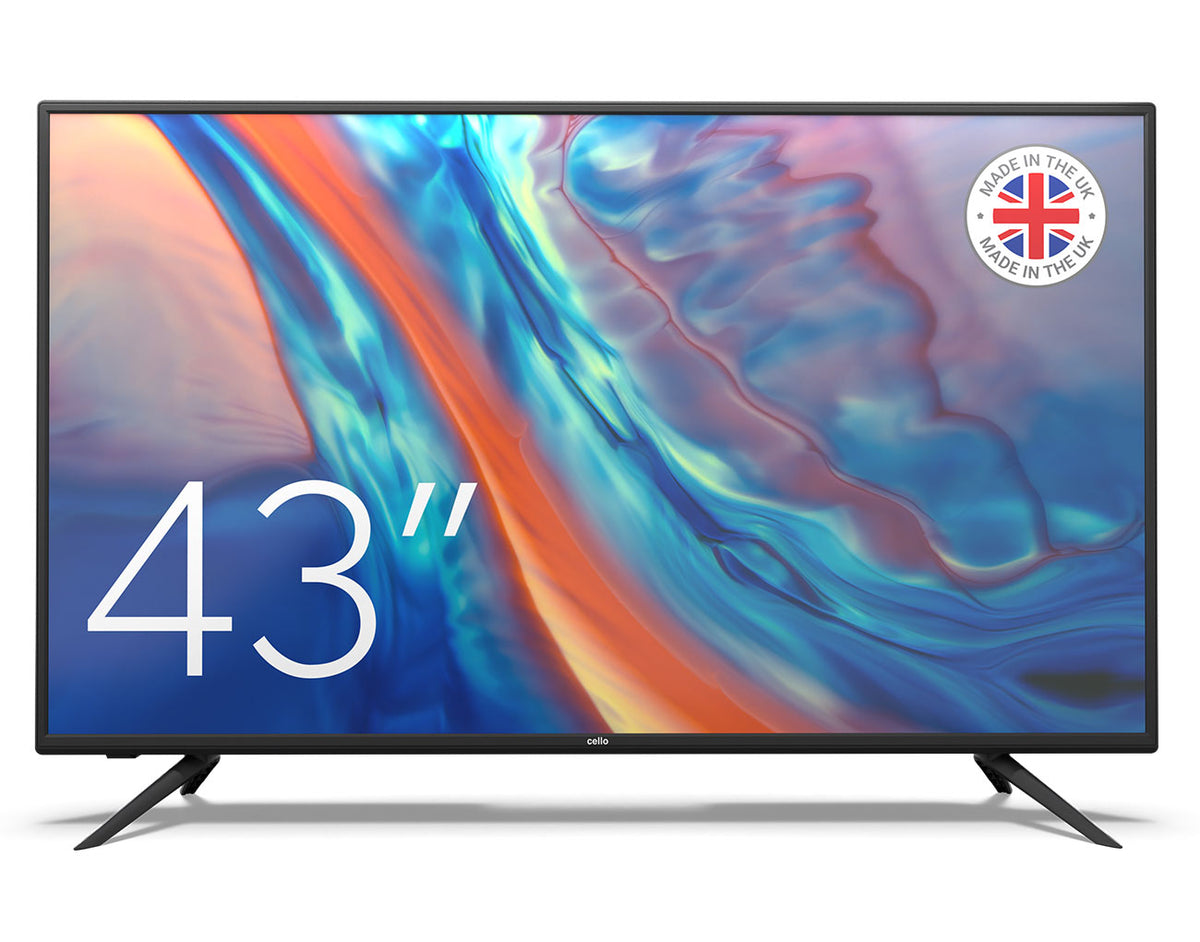 43” Full HD LED TV With Built-in Freeview T2 HD – Cello Electronics (UK ...